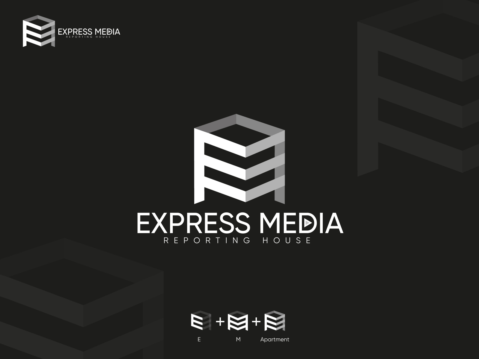 Express media - modern logo by Sunny Ahmed on Dribbble