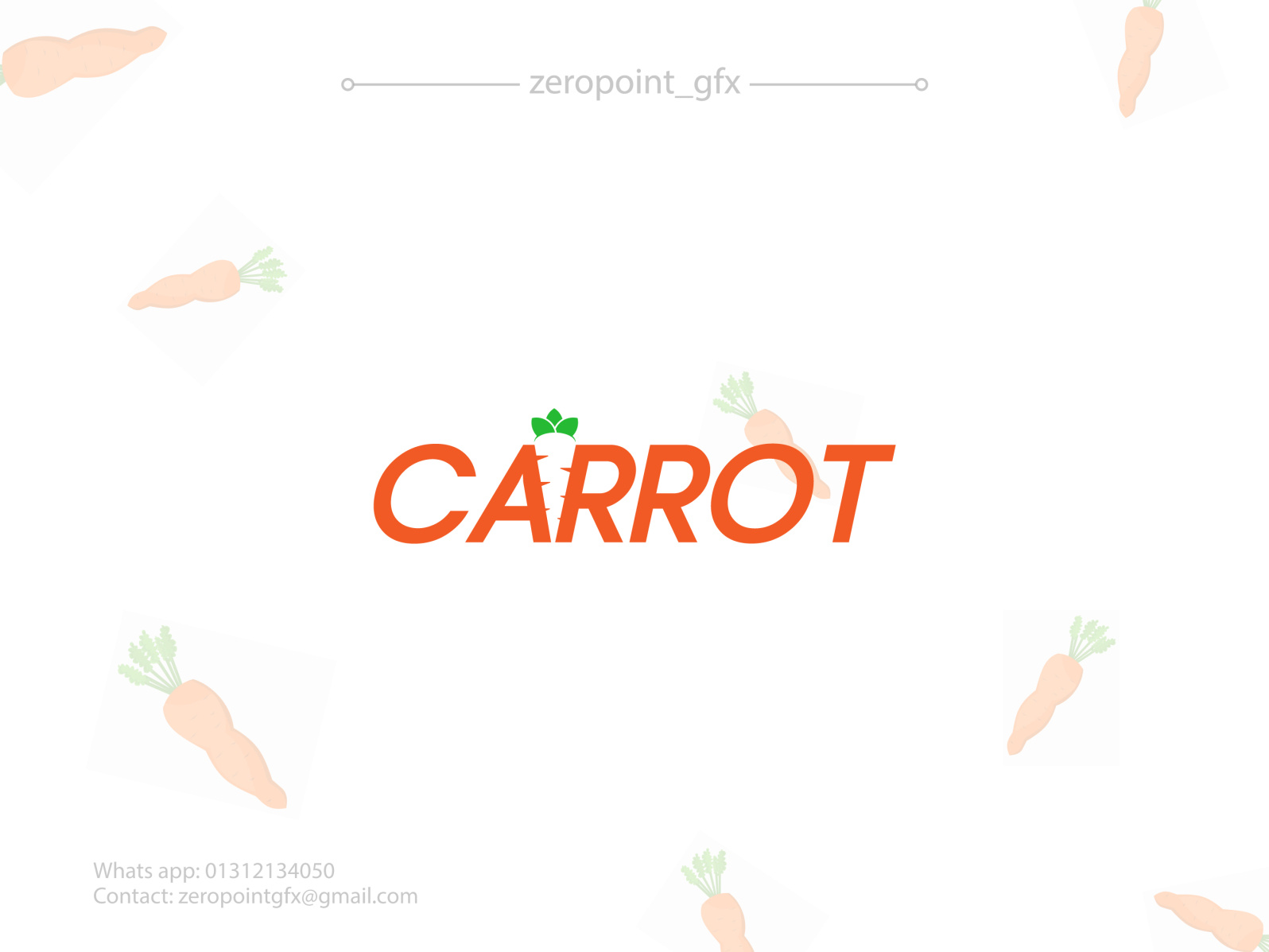 Carrot Logo - Minimal Logo by Sunny Ahmed on Dribbble