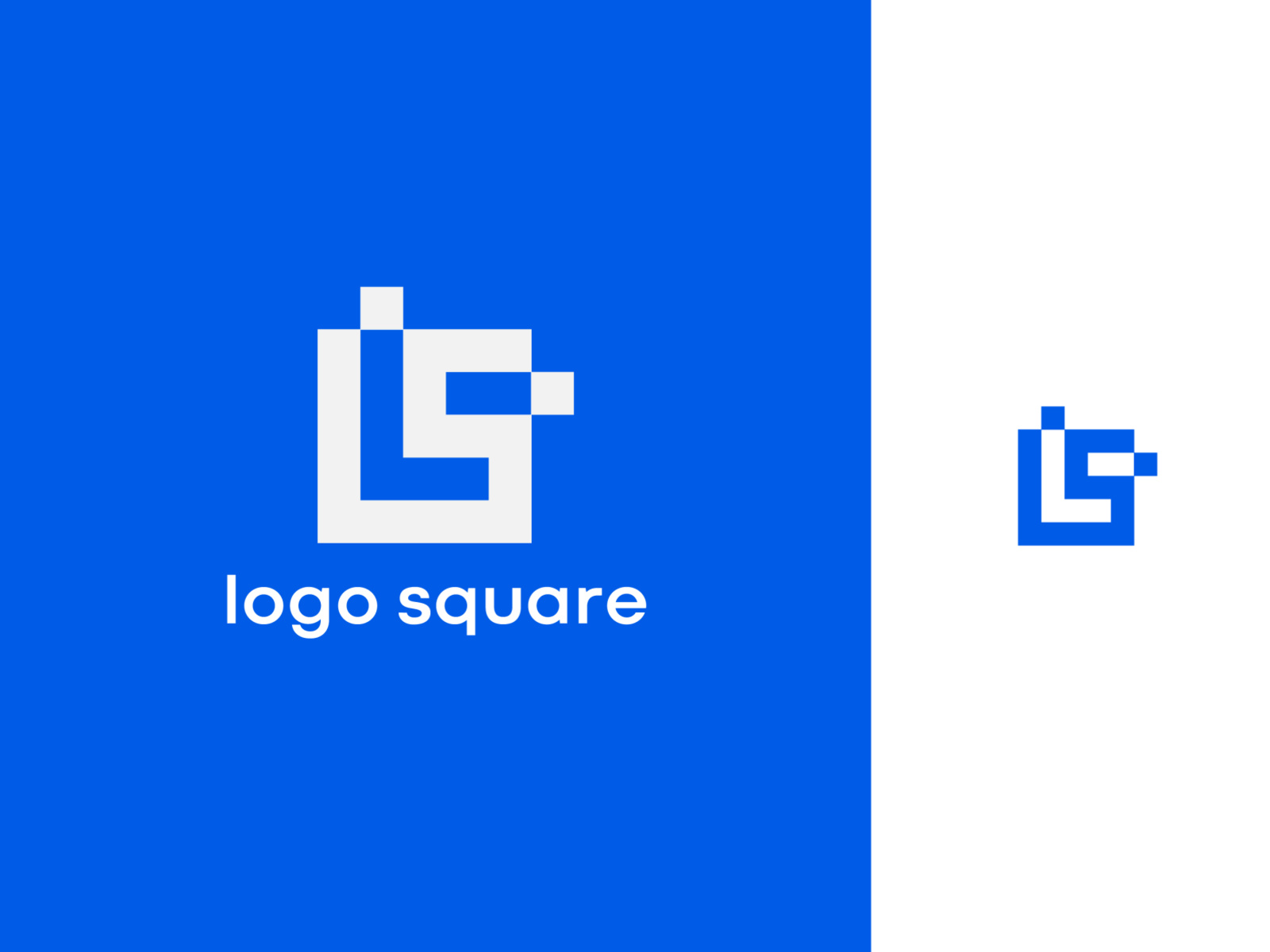 Logo Square - LS Letter logo by PixTen on Dribbble