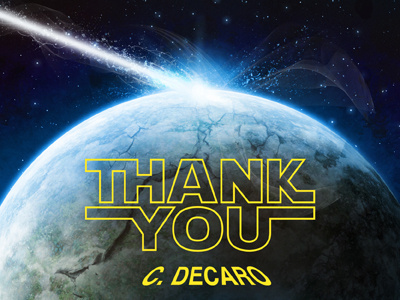 Thank You C. DeCaro by Ryan Deshler on Dribbble