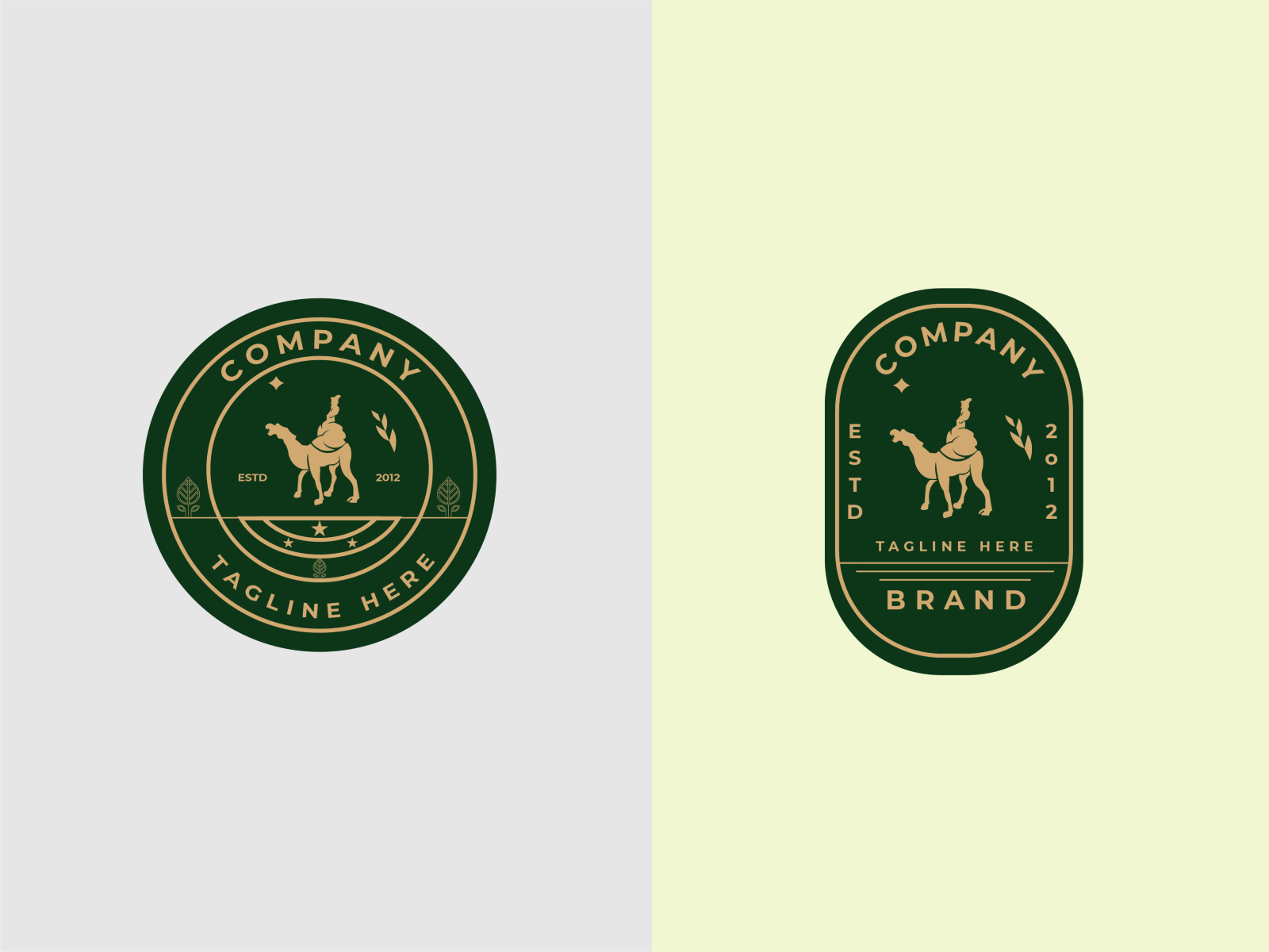 Camel Rider Logo by Ismanto on Dribbble