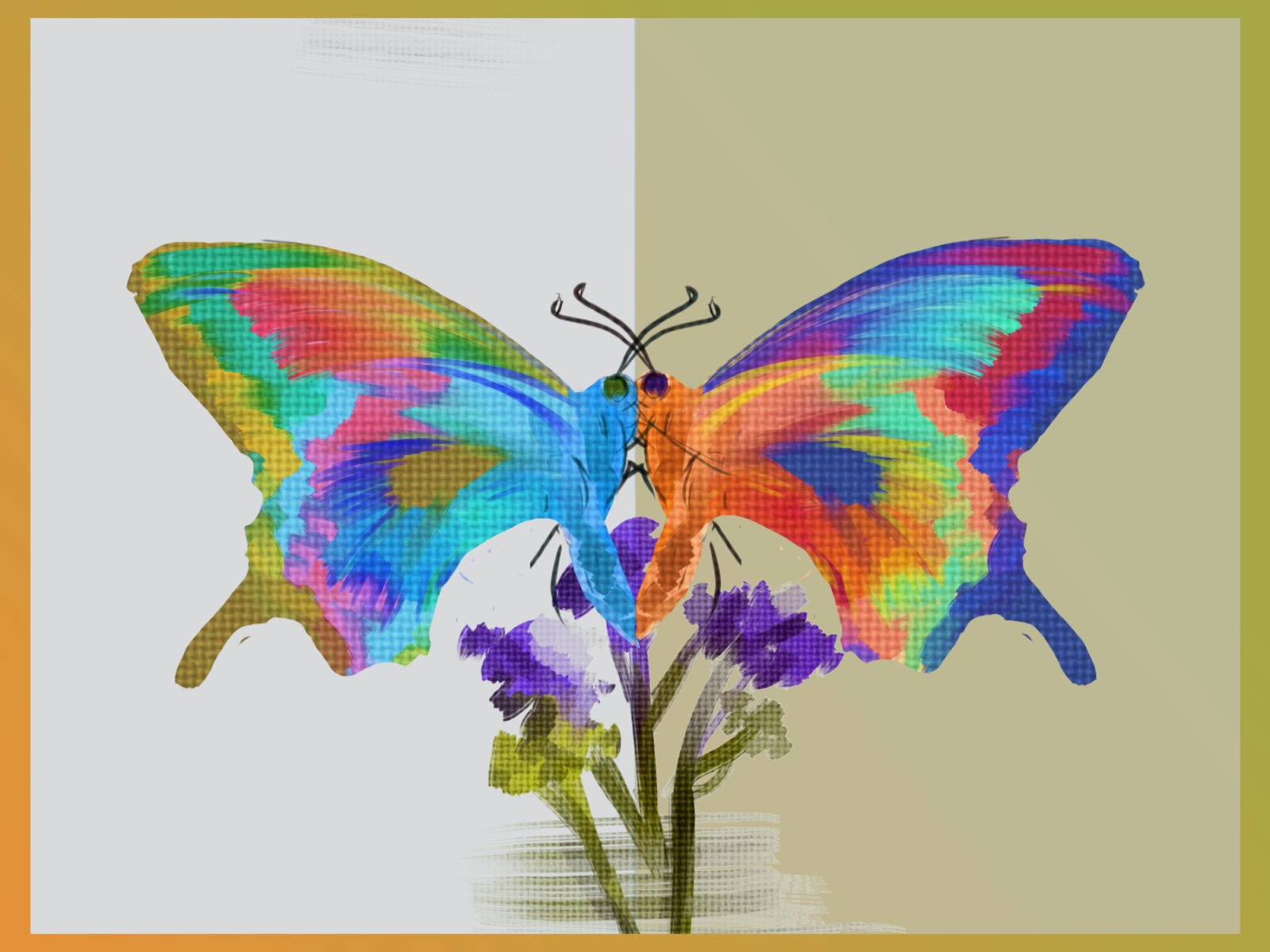 Canvas textured illustration by Magma on Dribbble