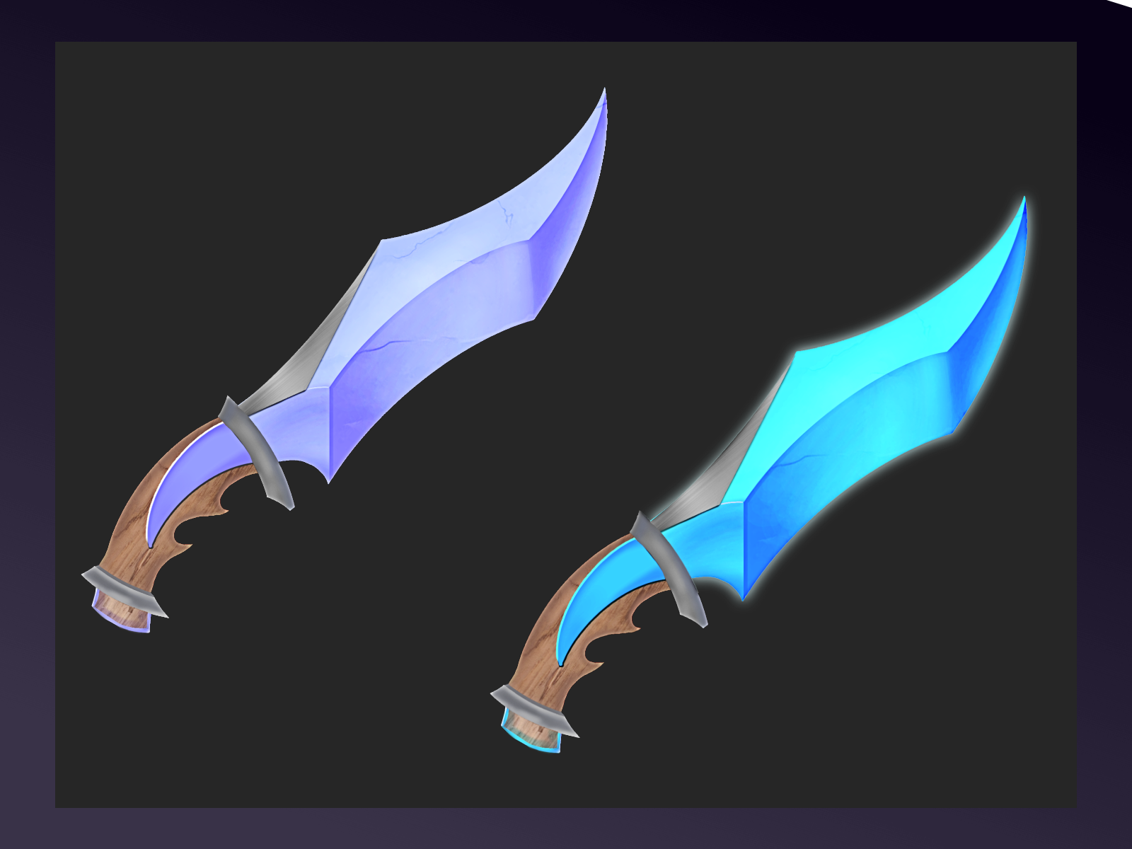 Enchanted daggers concept art by Magma on Dribbble