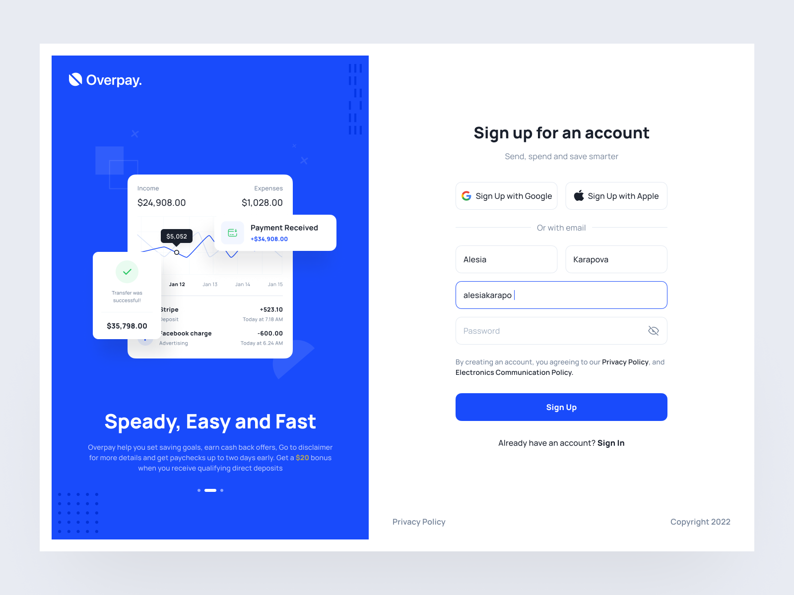 Overpay - Finance Dashboard UI Kit by Uxerflow UI/UX on Dribbble