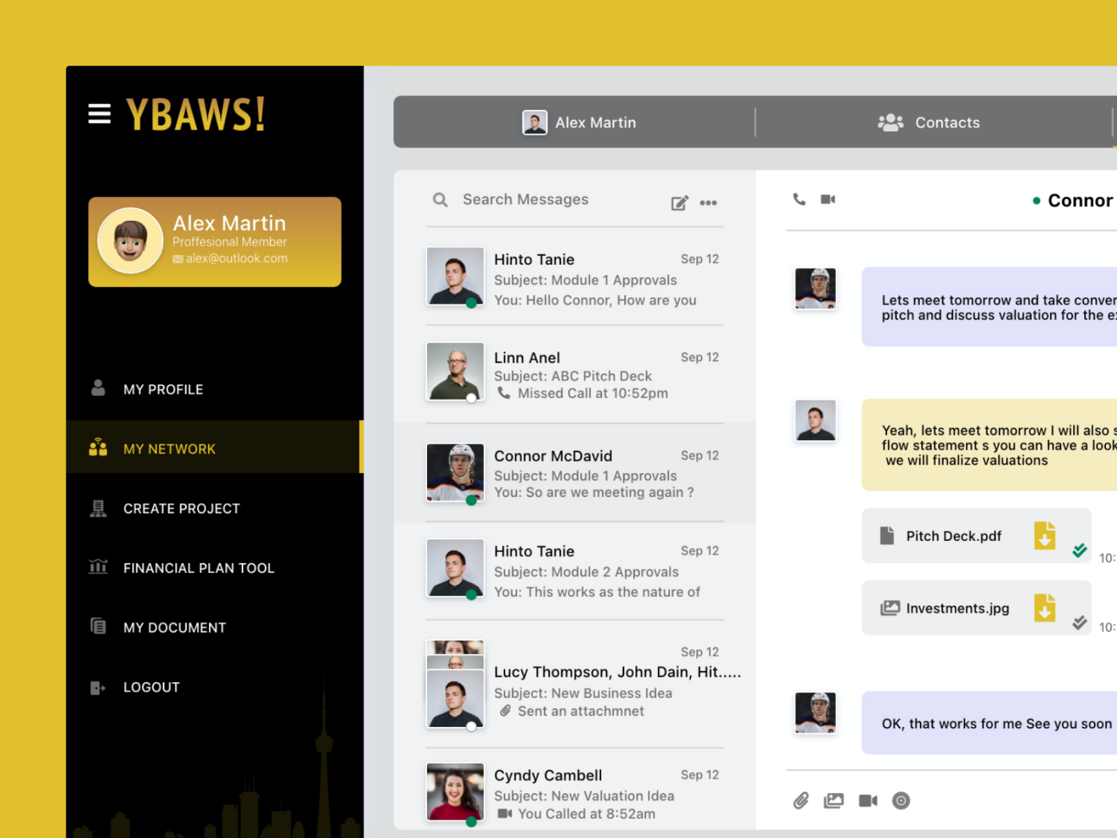 Chat Web Application by Vivek Popat on Dribbble