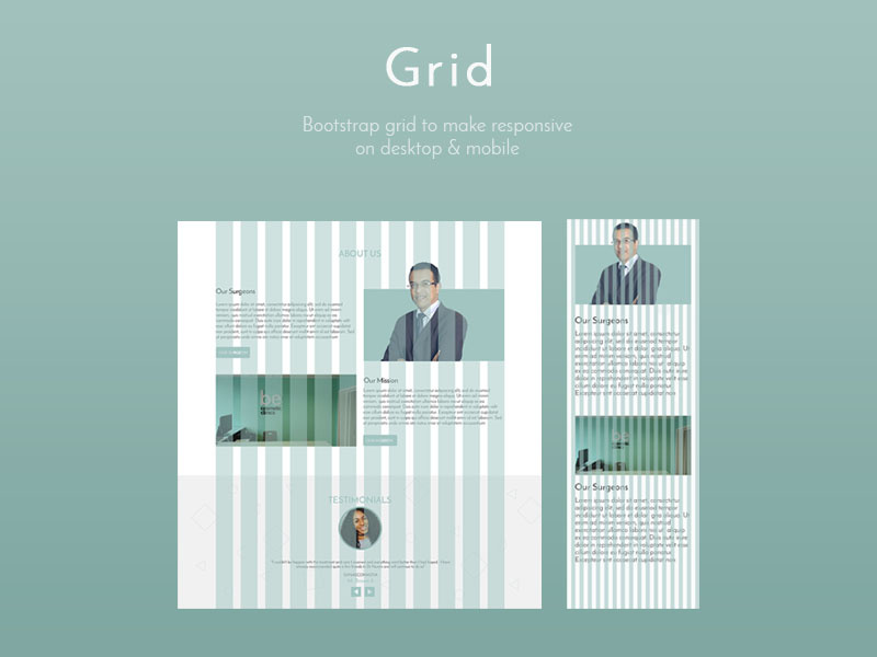 Grid for Desktop & Mobile by Vivek Popat on Dribbble
