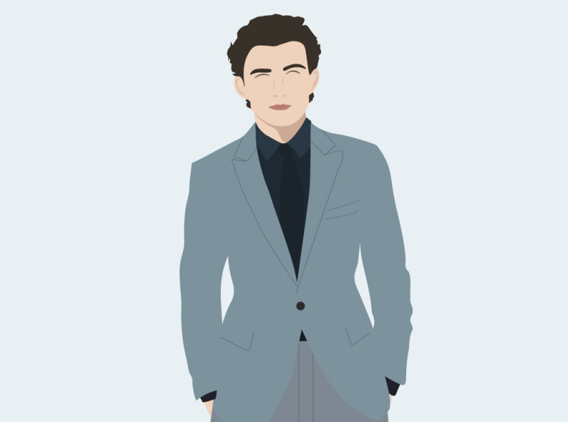 Tom Holland portrait in vector by Mona on Dribbble