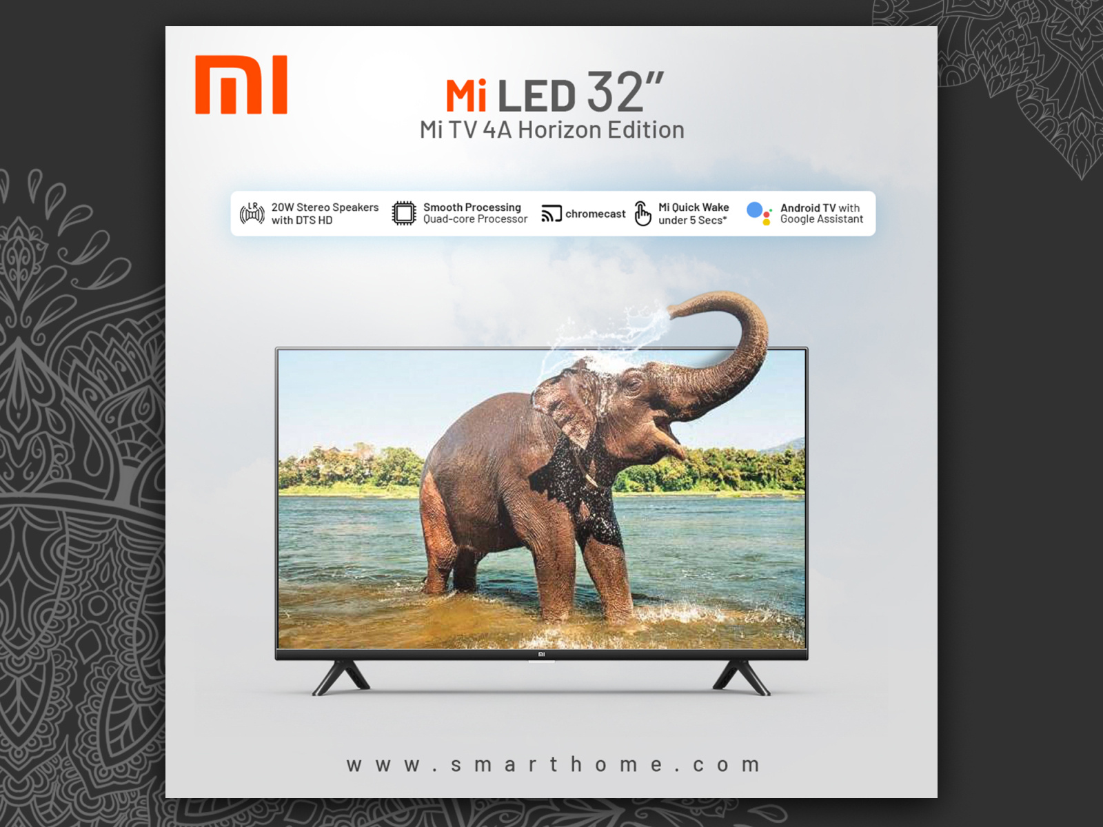 Dribbble - Mi LED TV banner cover.jpg by Saiful Islam Shamim
