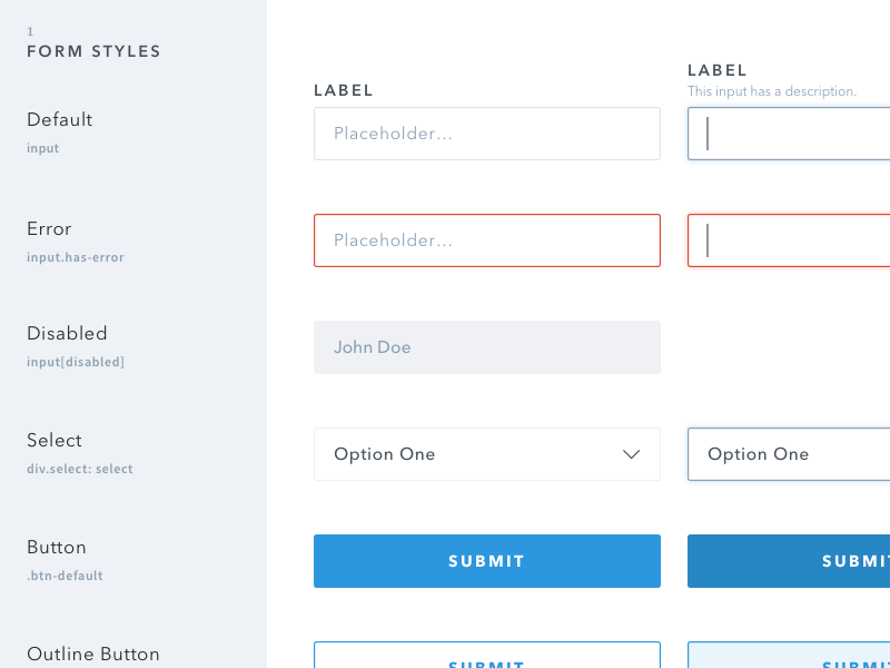 Form Styles by Daniel Price on Dribbble