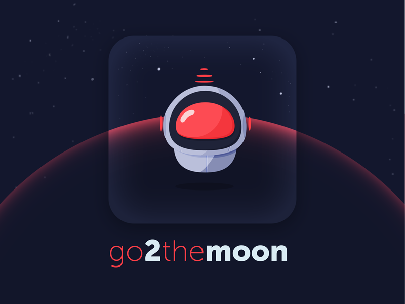 APP Icon - Go 2 the Moon by Rodrigo Medeiros on Dribbble