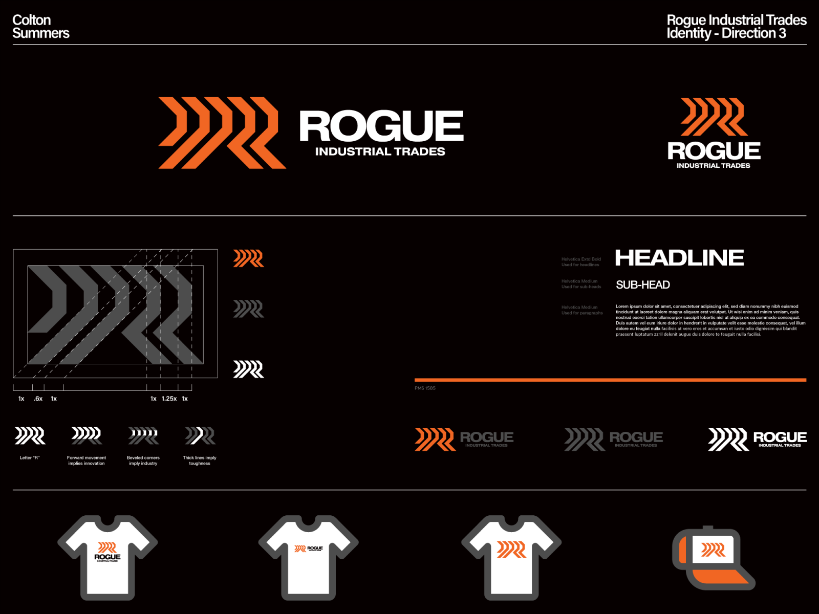 Rogue Industrial Trades Identity - Direction 3 by Colton Summers on ...