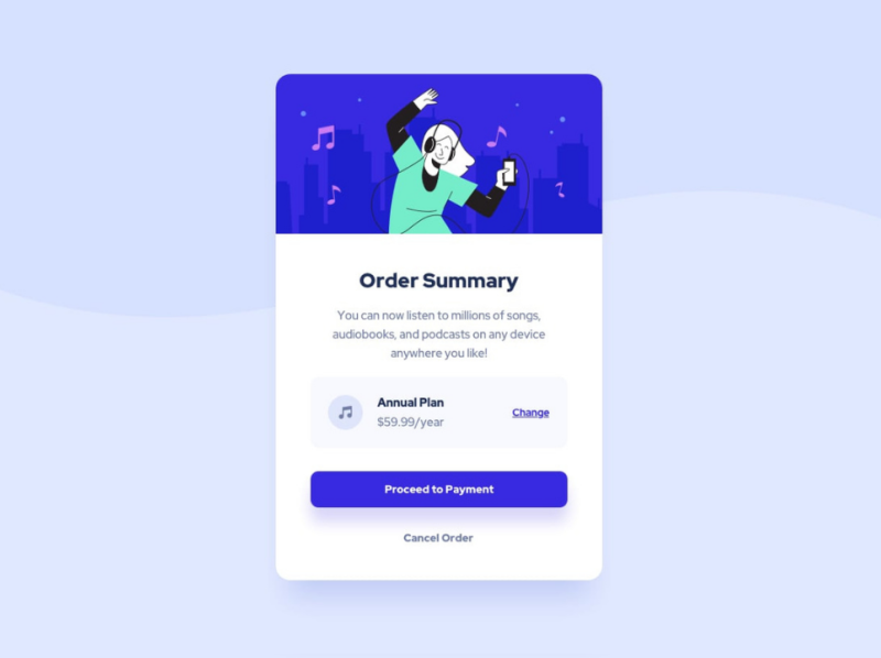 Order Card Component by Ayaz Soomro on Dribbble