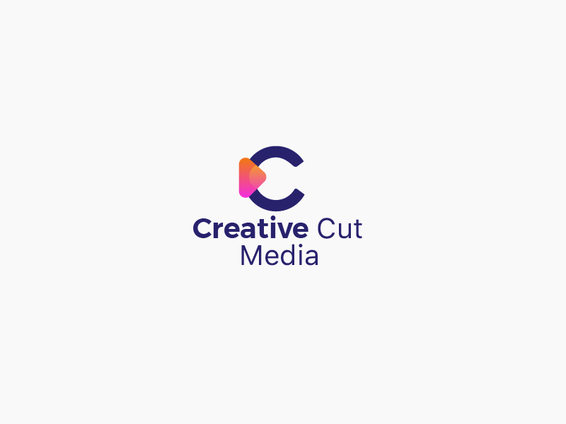 Creative Cut Media Logo by Dogukan 🌙 on Dribbble
