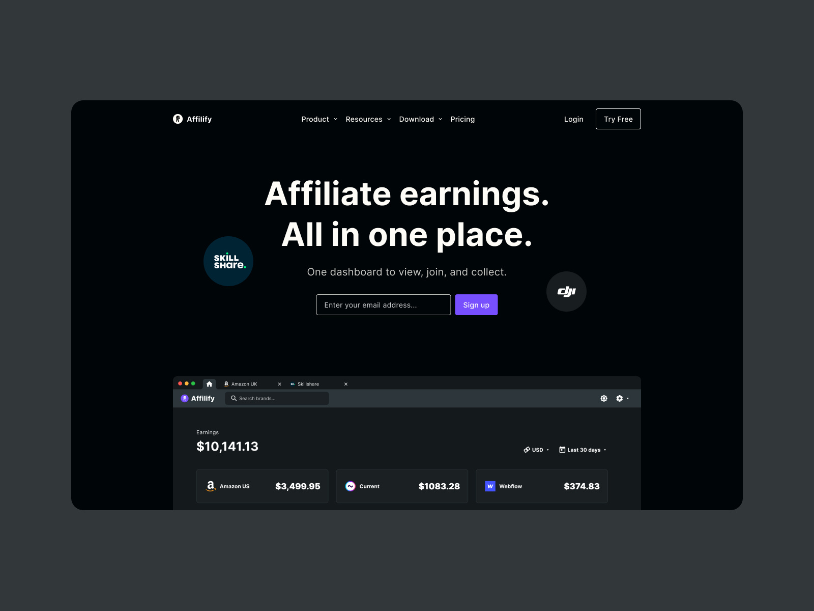 Hero (above fold) Landing Page by Mike Hanna on Dribbble