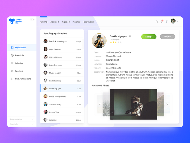 Dashboard with baseline grid by Curtis Nguyen on Dribbble