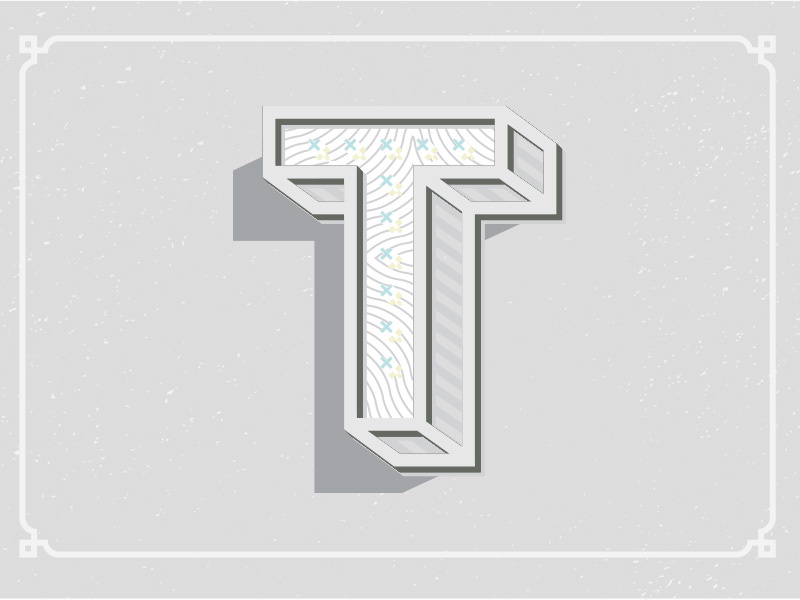 Dropcap Project T by Tina Singh on Dribbble