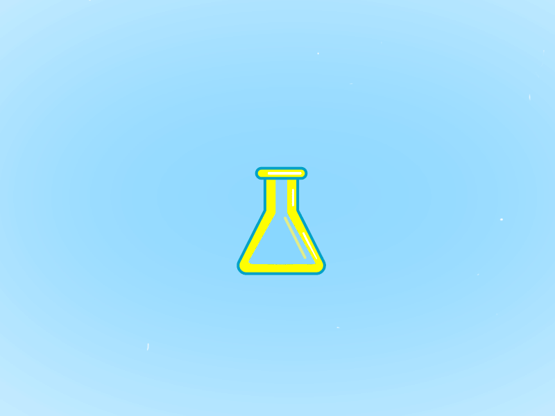 Animated Science Beaker