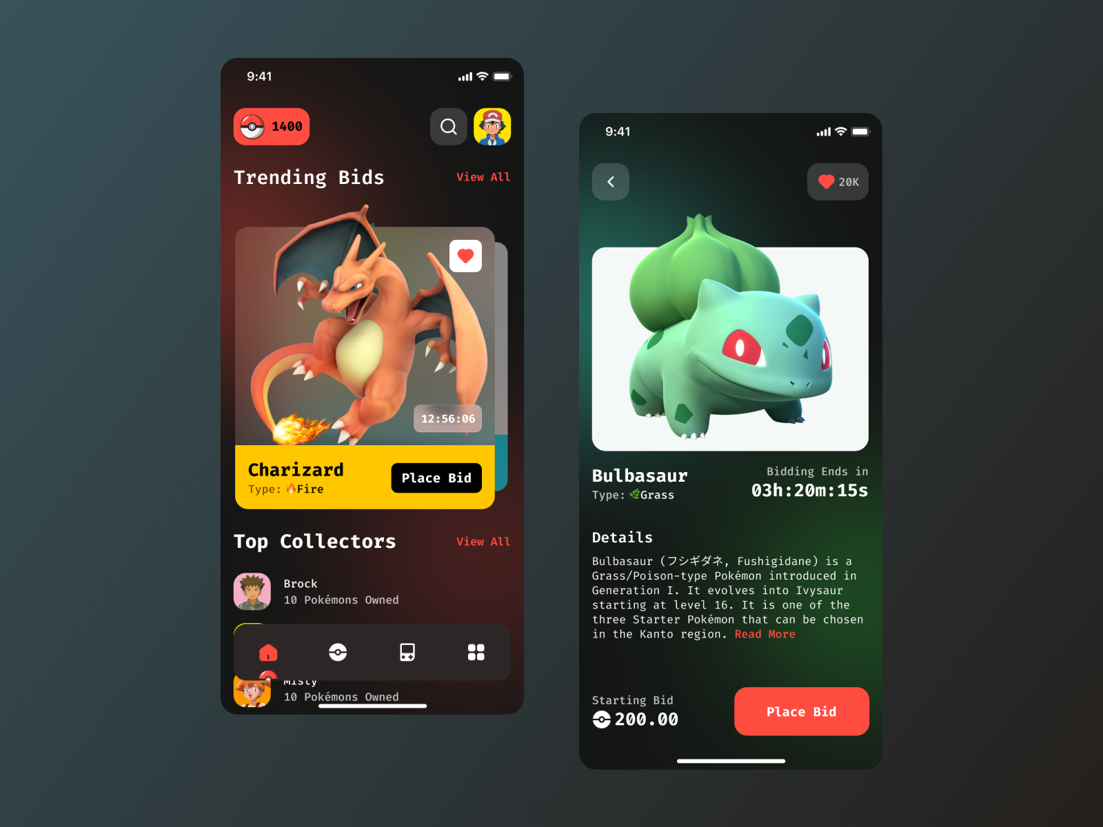 Pokéball - A Pokémon Trading App by Kiran on Dribbble