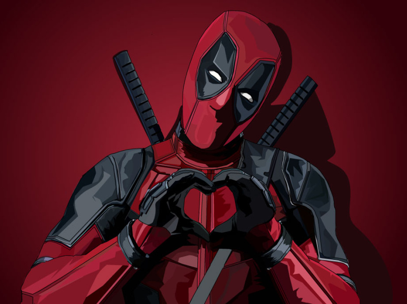 Deadpool vector art by Vinayak Tyagi on Dribbble