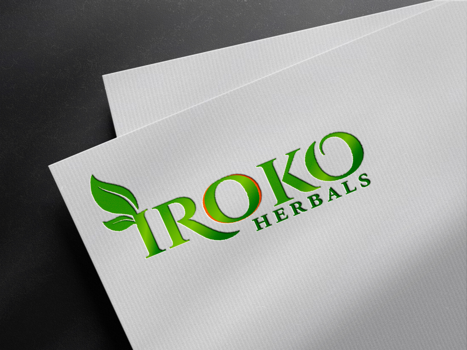 Iroko herbal logo by Zainab on Dribbble