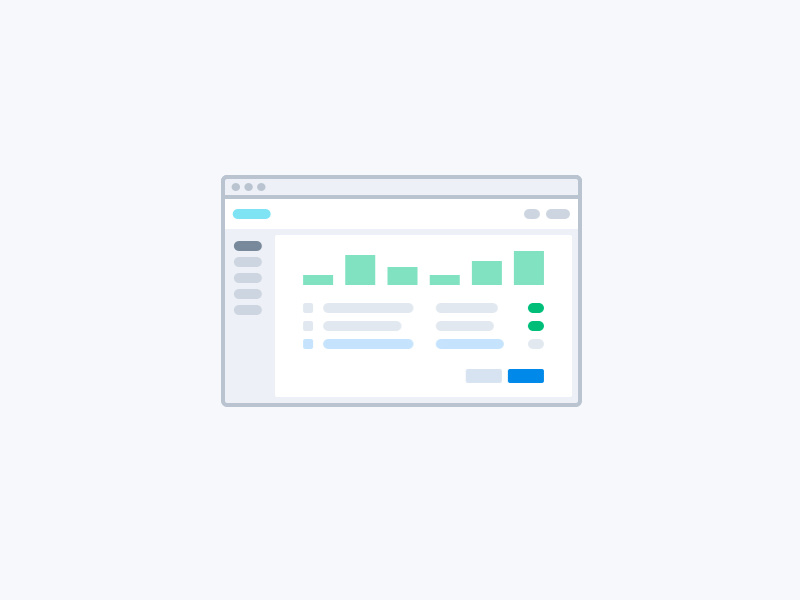 Product interface illustration by Barry Maxwell on Dribbble