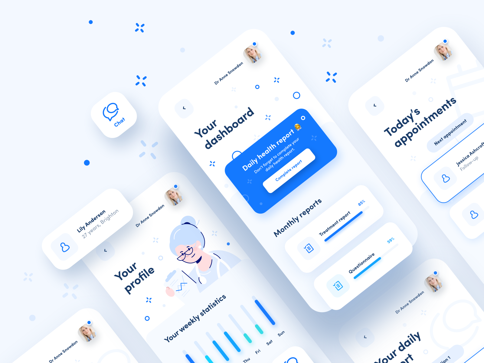 DocApp - intranet healthcare app for doctors by Diana Malewicz for ...