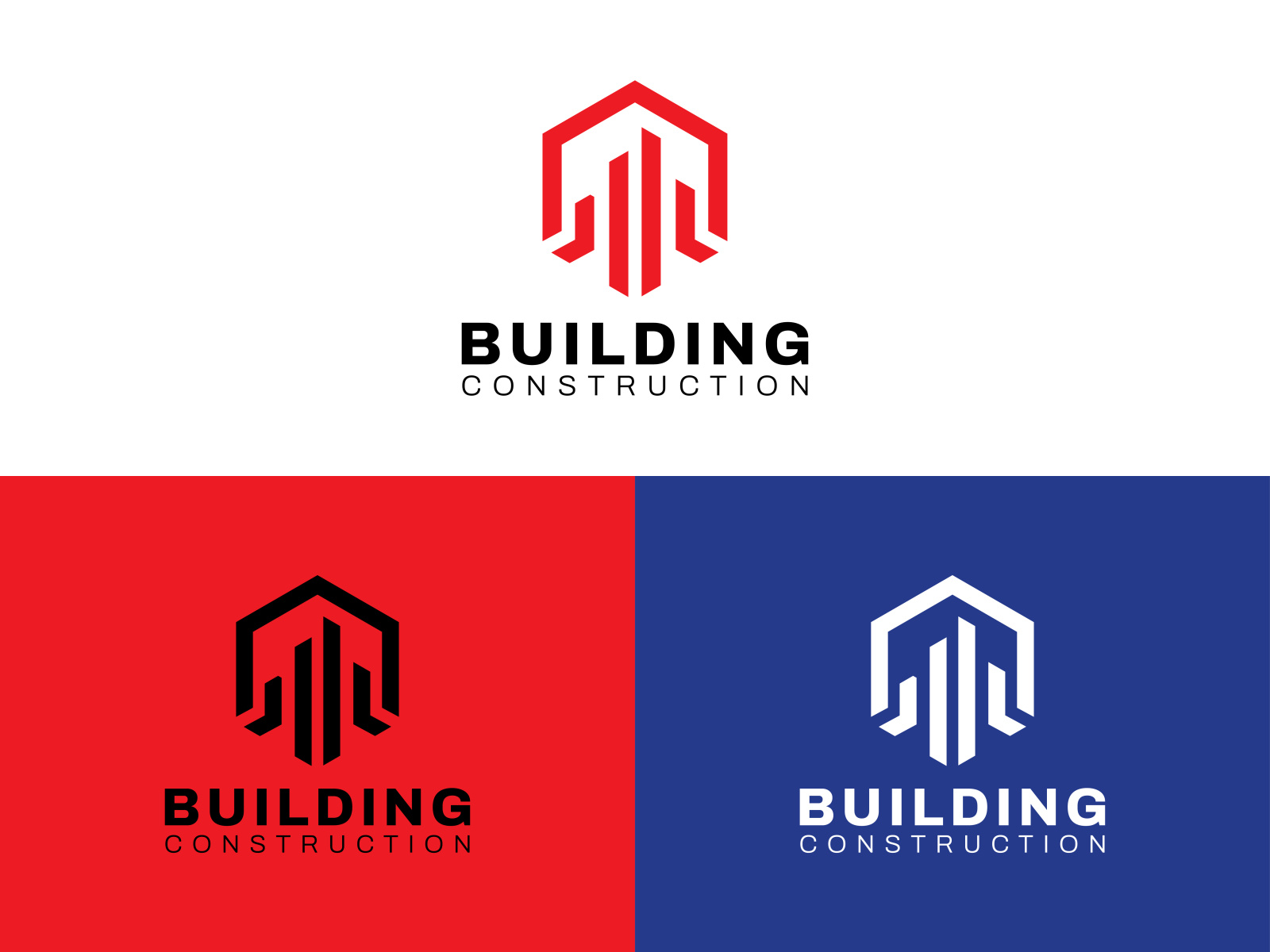 Construction Logo Design by Sajal | Logo Designer on Dribbble