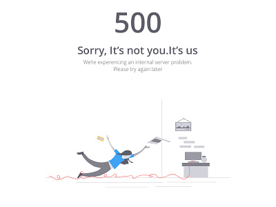 500 Error page by Habeeb Hamza on Dribbble