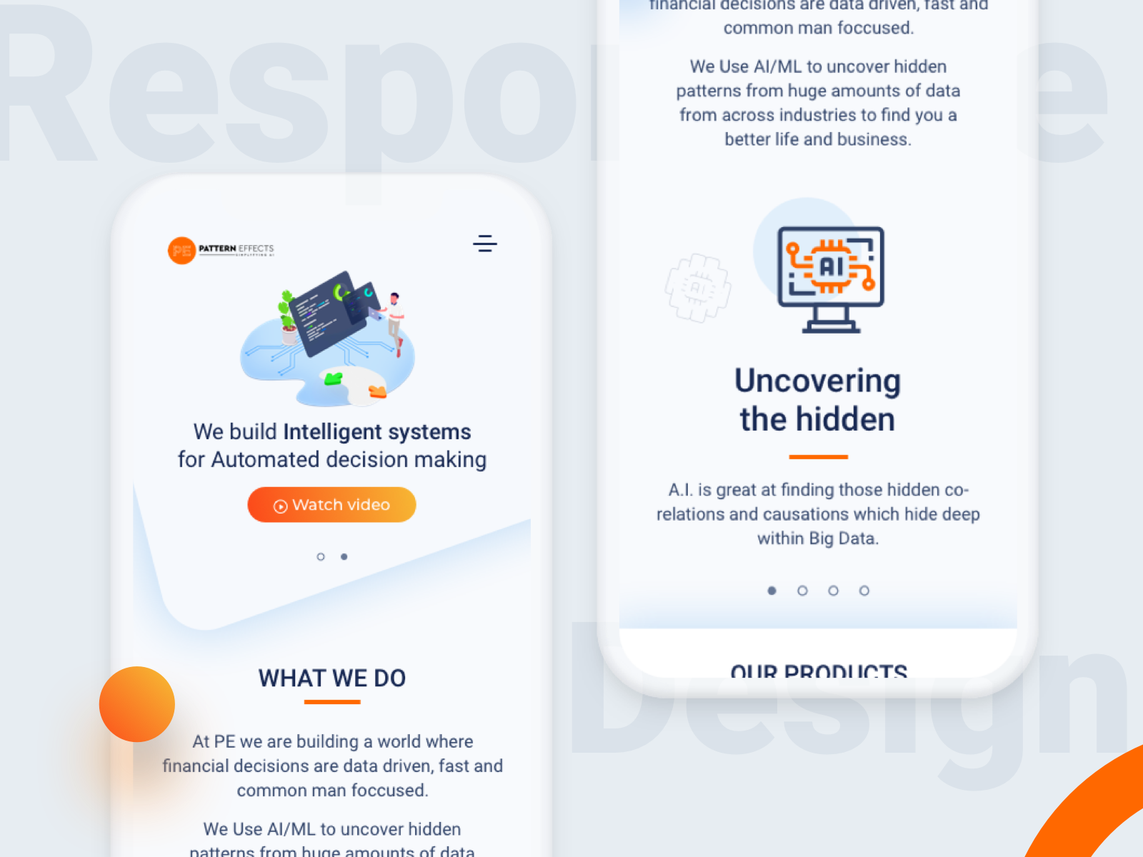Responsive layouts for Pattern Effects by Prajwal P Rao on Dribbble