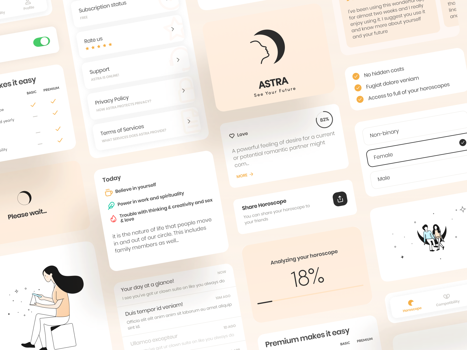 Astra - Mobile App Design System by Farshid Darvishi on Dribbble