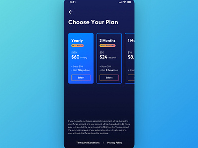 Redesign of Subscription Page by Farshid Darvishi on Dribbble