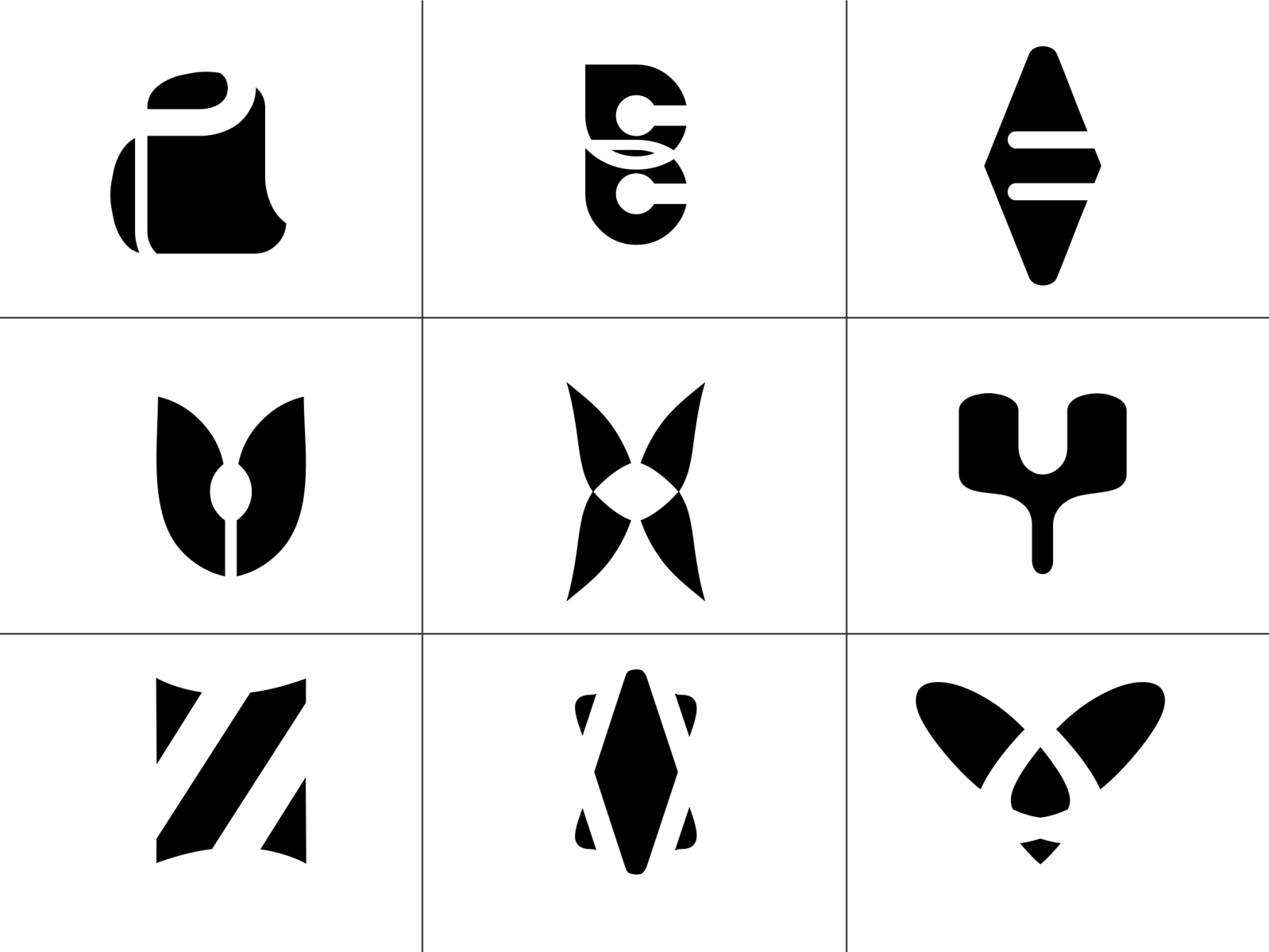 Minimalistic logos, logos Branding: logo design, brand identity by ...