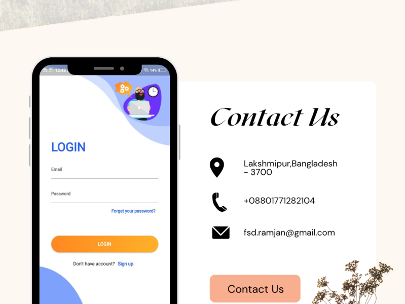 Creative LOgin UI - Flutter by Fsd Ramjan on Dribbble