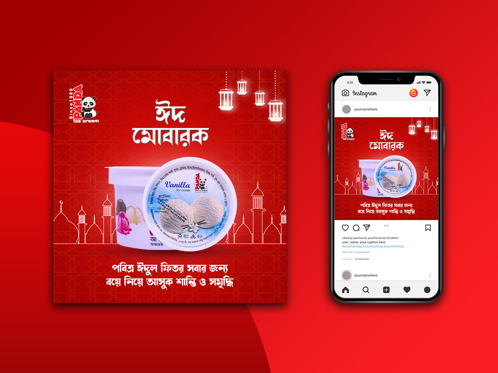 Eid Social Media Post Design by Graphic_Traffic on Dribbble