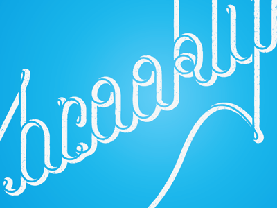 Brooklyn script by Garrett Olinger on Dribbble