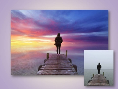 background change photo manipulation by lala firdaa on Dribbble