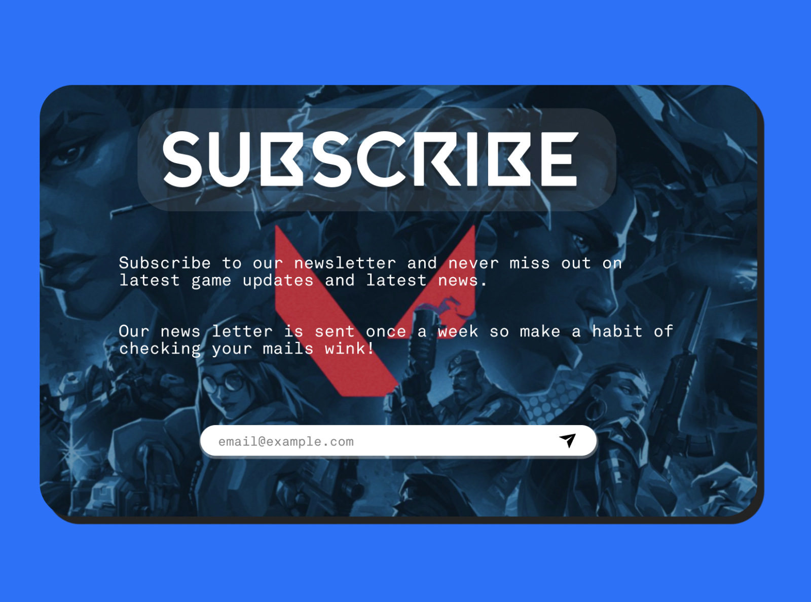 Subscribe screen : Daily Ui challenge by Aryan Tripathi on Dribbble