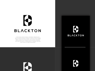 Blackton B monogram logo design by Jaargib_design on Dribbble