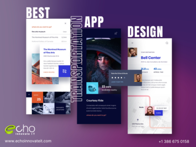 Transportation App Development by Echoinnovate IT - Mobile App ...