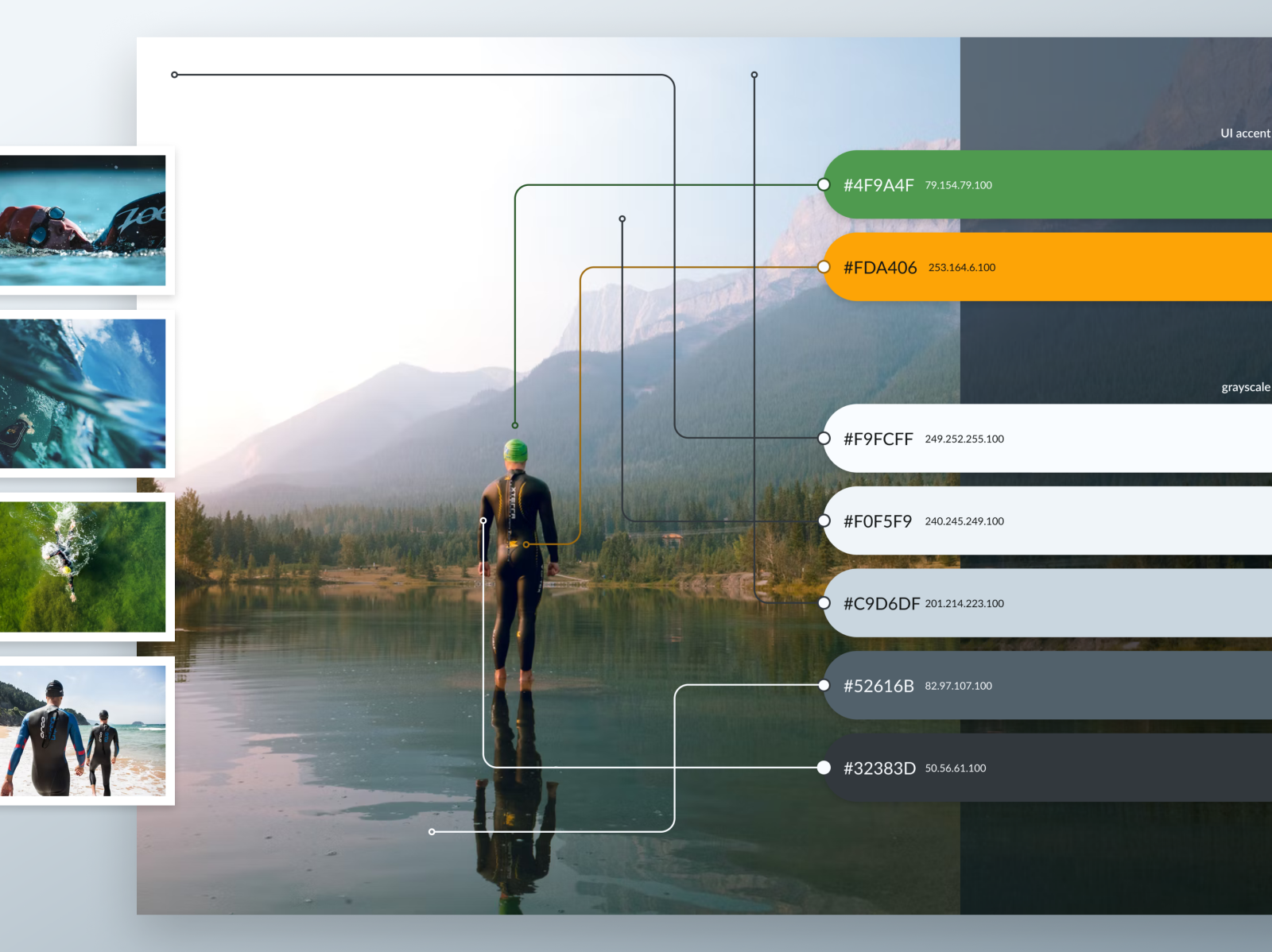 TRI | color & image breakdown by Tyler Wain on Dribbble