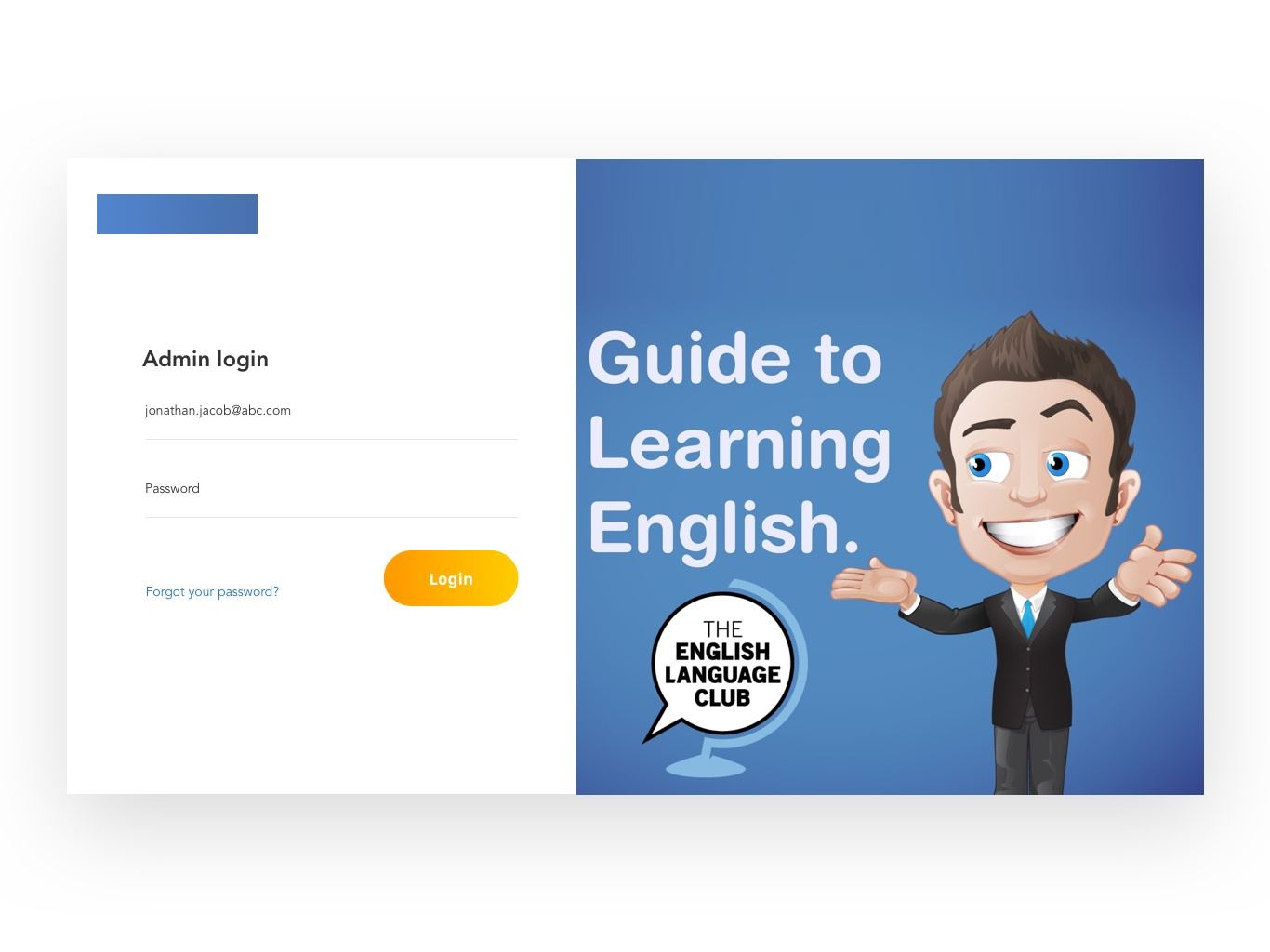Login Screen - web Portal by Ashish Karoshi on Dribbble