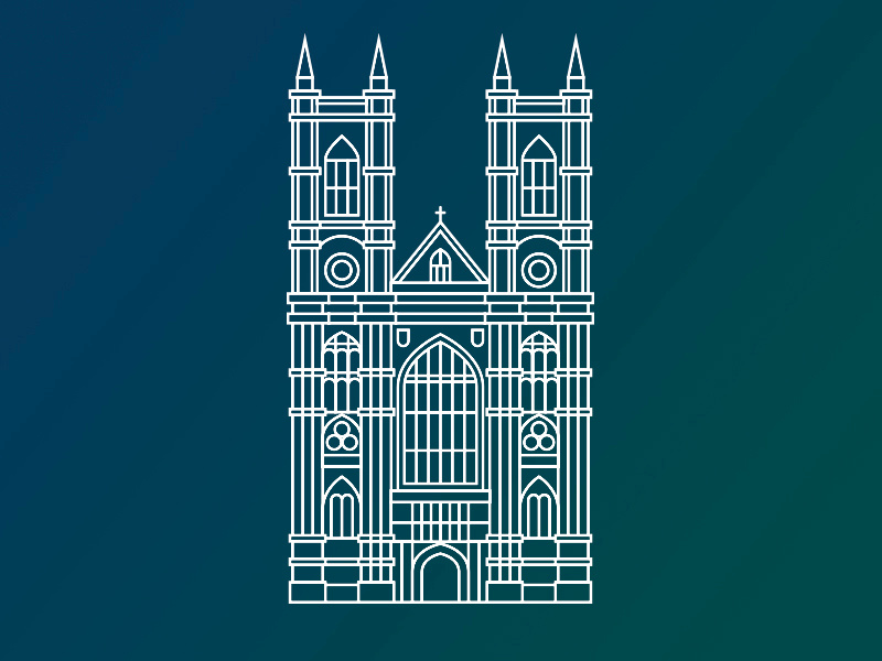 Westminster abbey by Taras on Dribbble