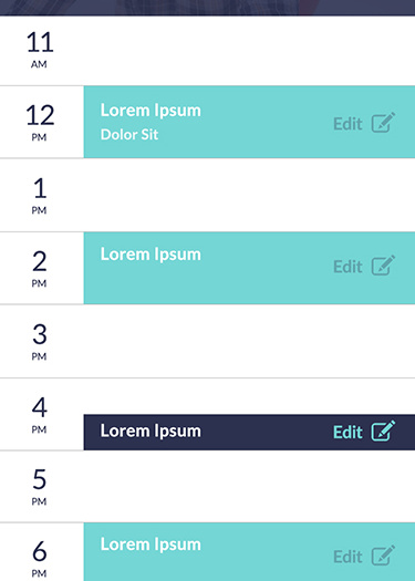 Patient Account Calendar by Jeremy Mansfield for Brand Aid on Dribbble