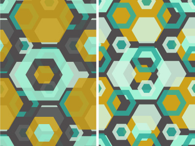 Pattern of the Week #14: Hex'd by Nadia Hassan on Dribbble
