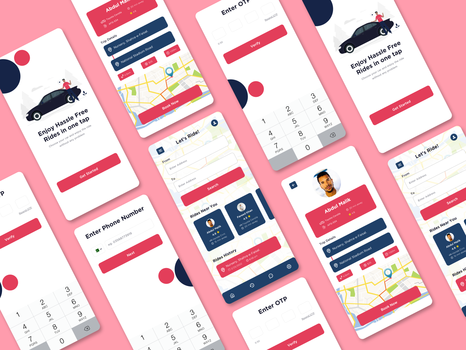 Car Booking App by Faiz Shahnawaz on Dribbble