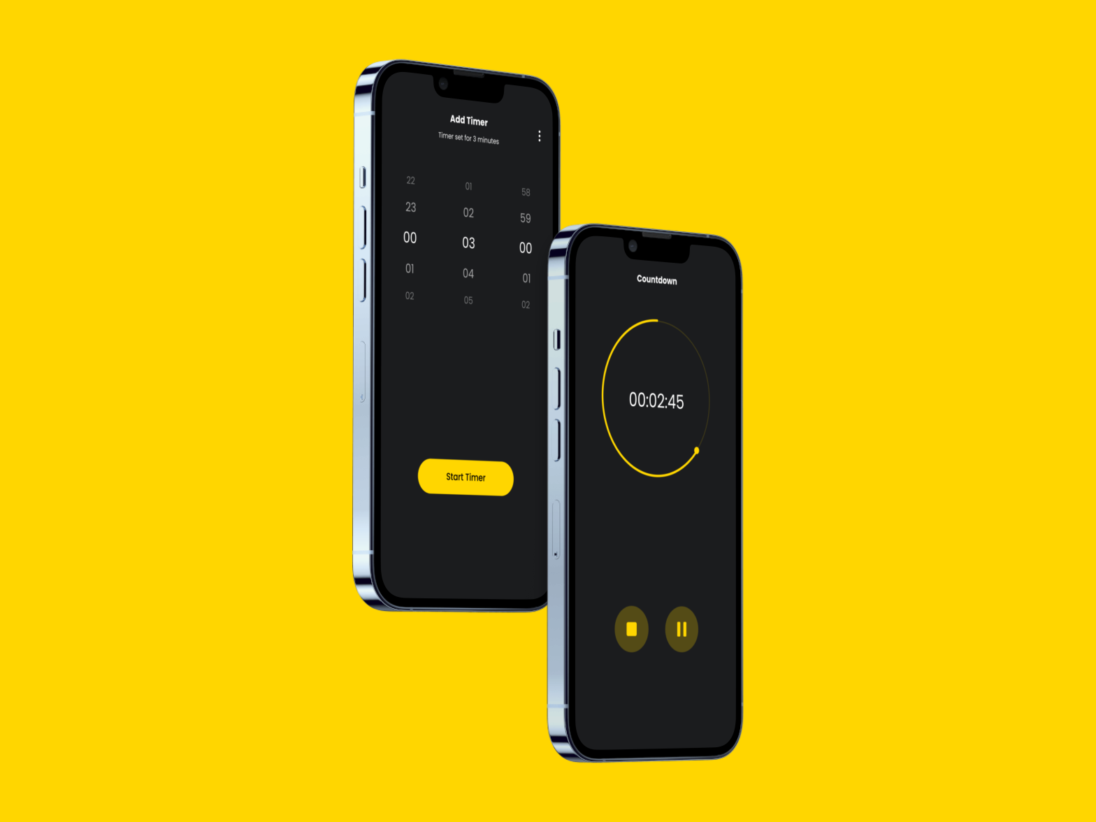 Countdown Timer App by Faiz Shahnawaz on Dribbble