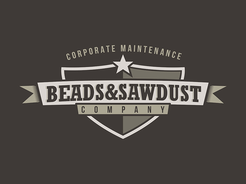 Beads Sawdust Logo V04 by Matt Voore on Dribbble