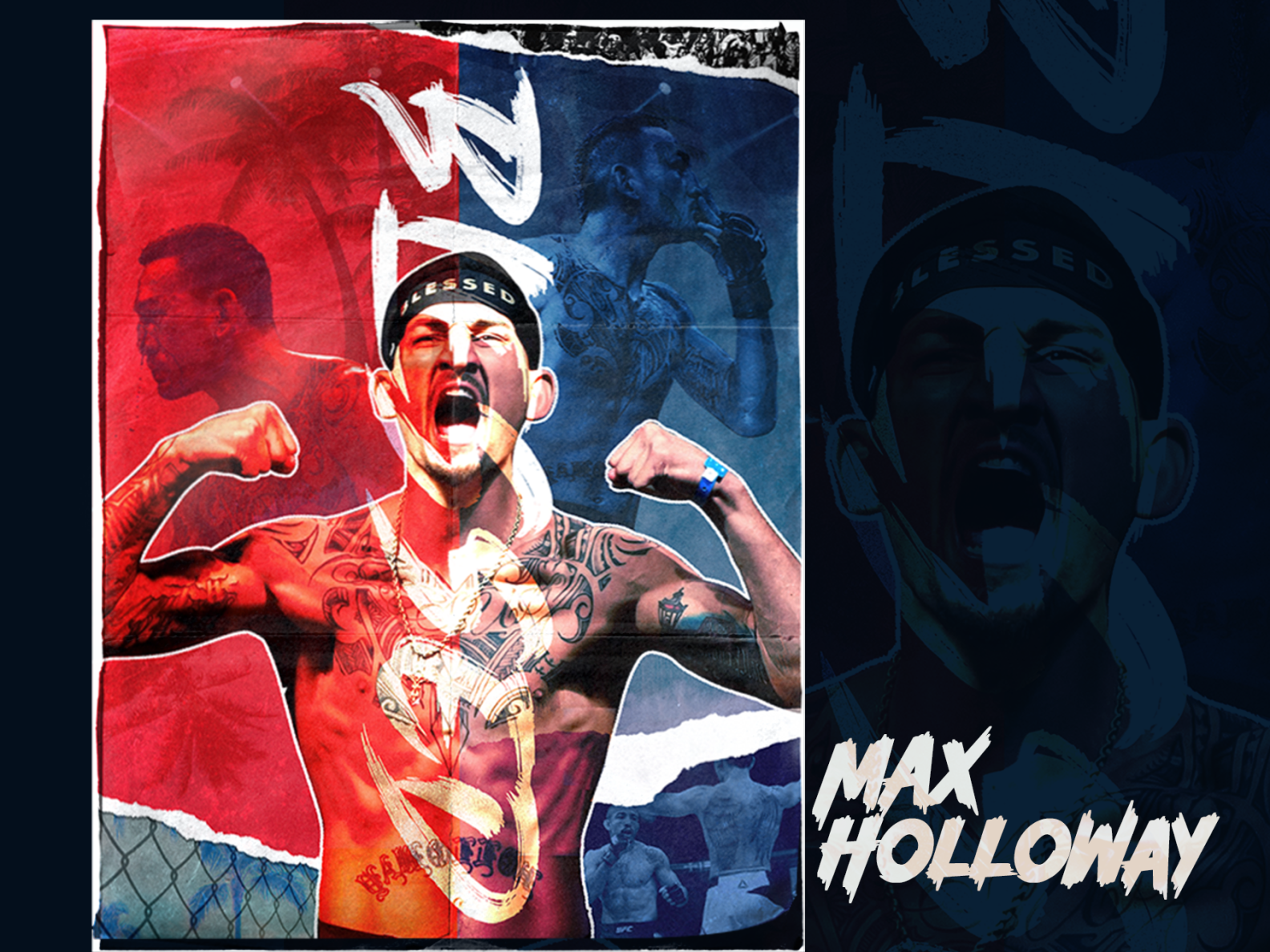 Blessed: MMA Poster No. 1 by Joshua McCowan on Dribbble