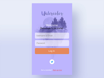 02 Login by Mohan L on Dribbble