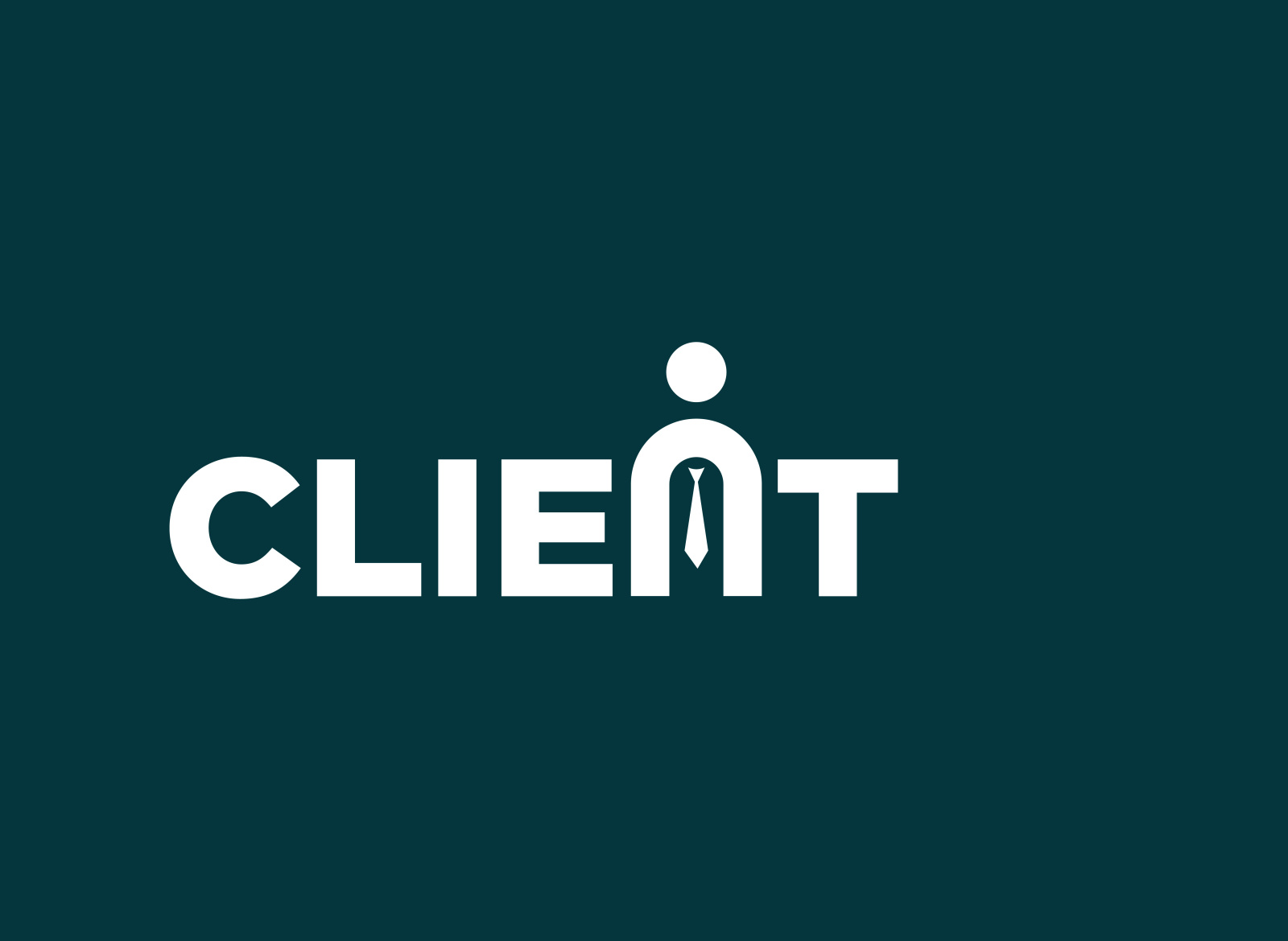 CLIENT - wordmark logo by Razaur Rahman Fahim on Dribbble